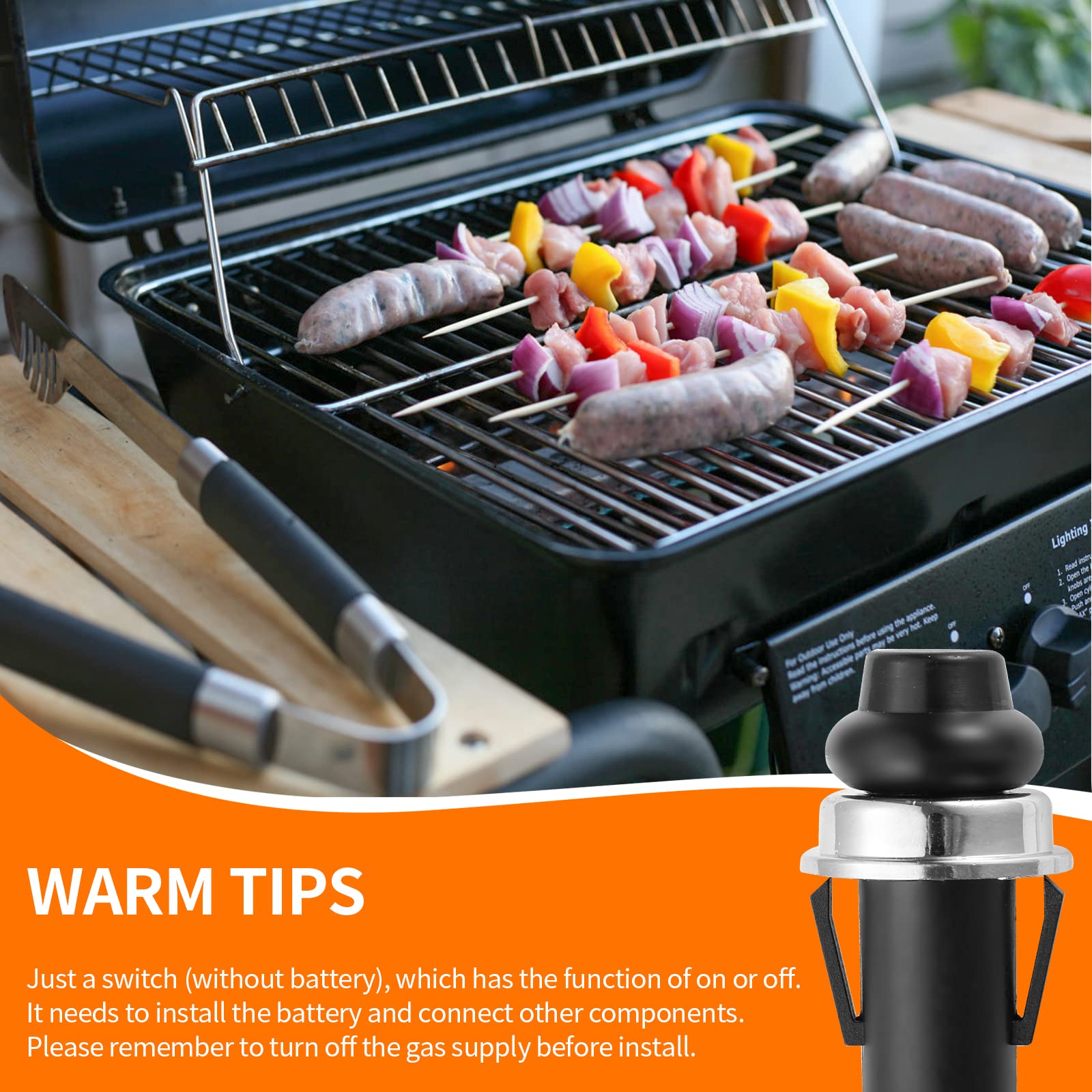 Snapklik.com : Igniter Switch Replacement For Weber, GS4 Grill Igniter ...