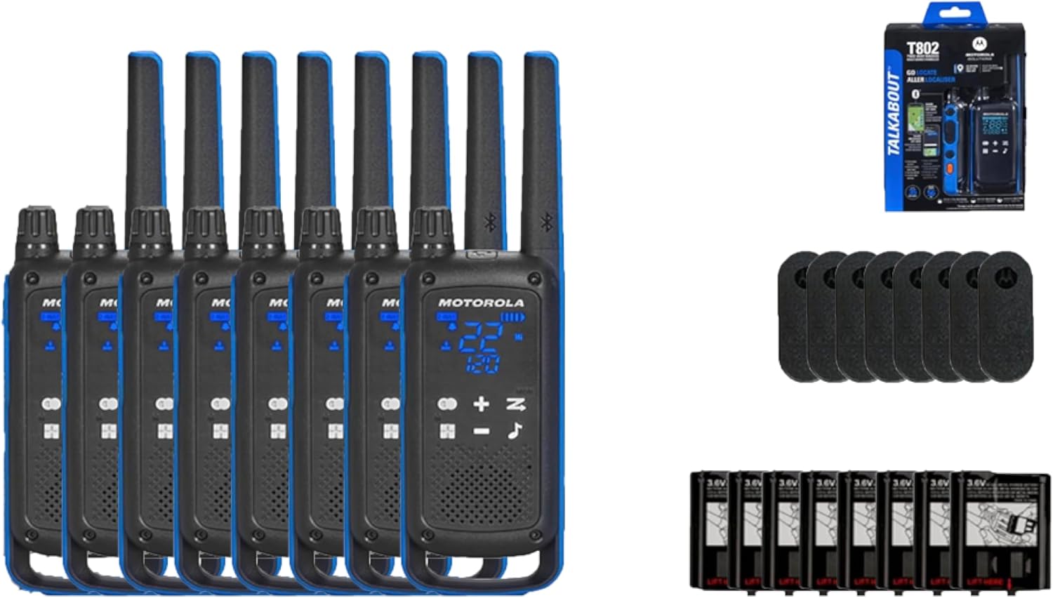 Amazon.com: Motorola Solutions, Talkabout T802, Portable FRS Two Way ...