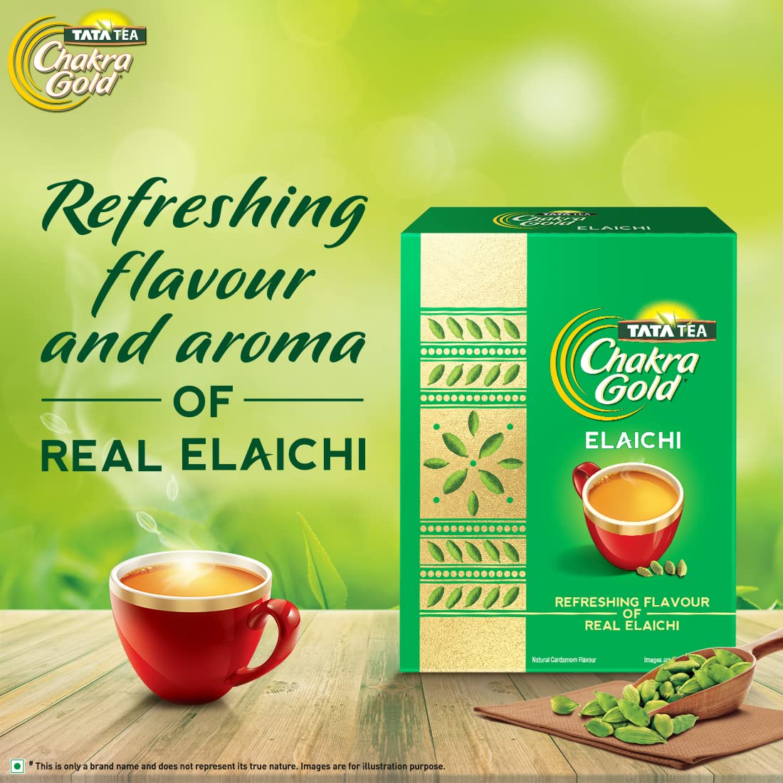 Buy Tata Tea Chakra Gold Elaichi | Refreshing Flavour & Aroma of Real ...