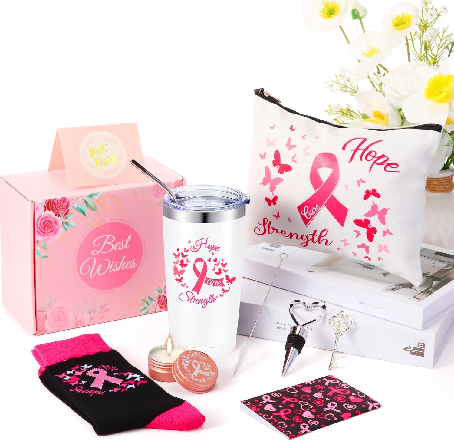 Amazon.com: Hsei Novelty Breast Cancer Survivor Relaxation Gift Set for ...