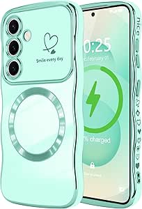 Amazon.com: LCHULLE for Samsung Galaxy S25 Plus Case for Women Girls [Compatible with MagSafe ...