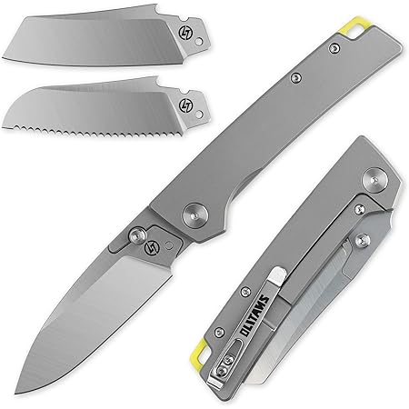 Amazon.com : OLITANS T024 Folding Knife for EDC, Replaceable blades ...