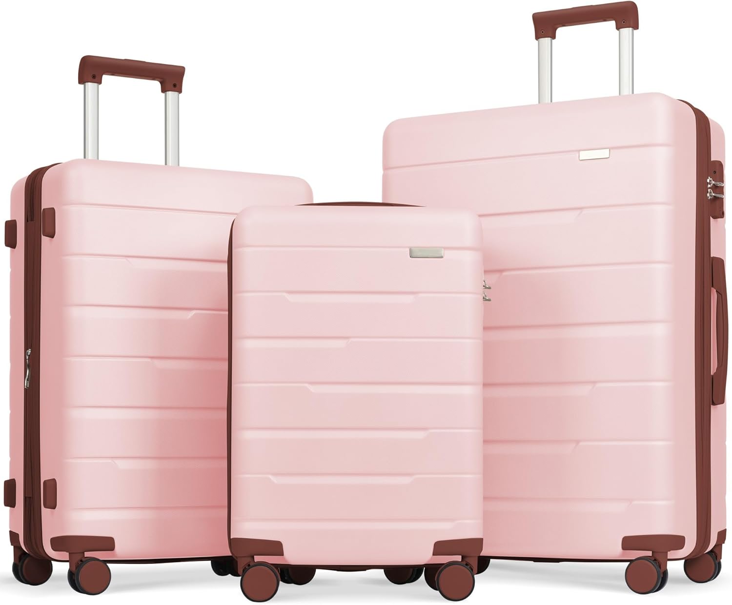 Amazon.com | Luggage Sets 3 Piece Suitcase Set 20/24/28,Carry on ...