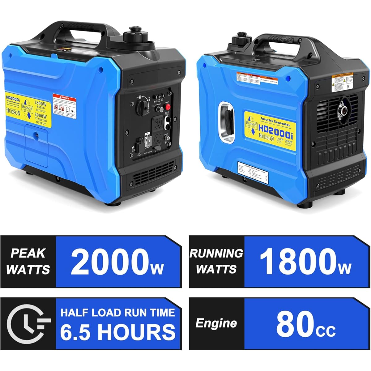 $14/mo - Finance Hudson Motors 2000-Watt Super Quiet Portable Inverter ...
