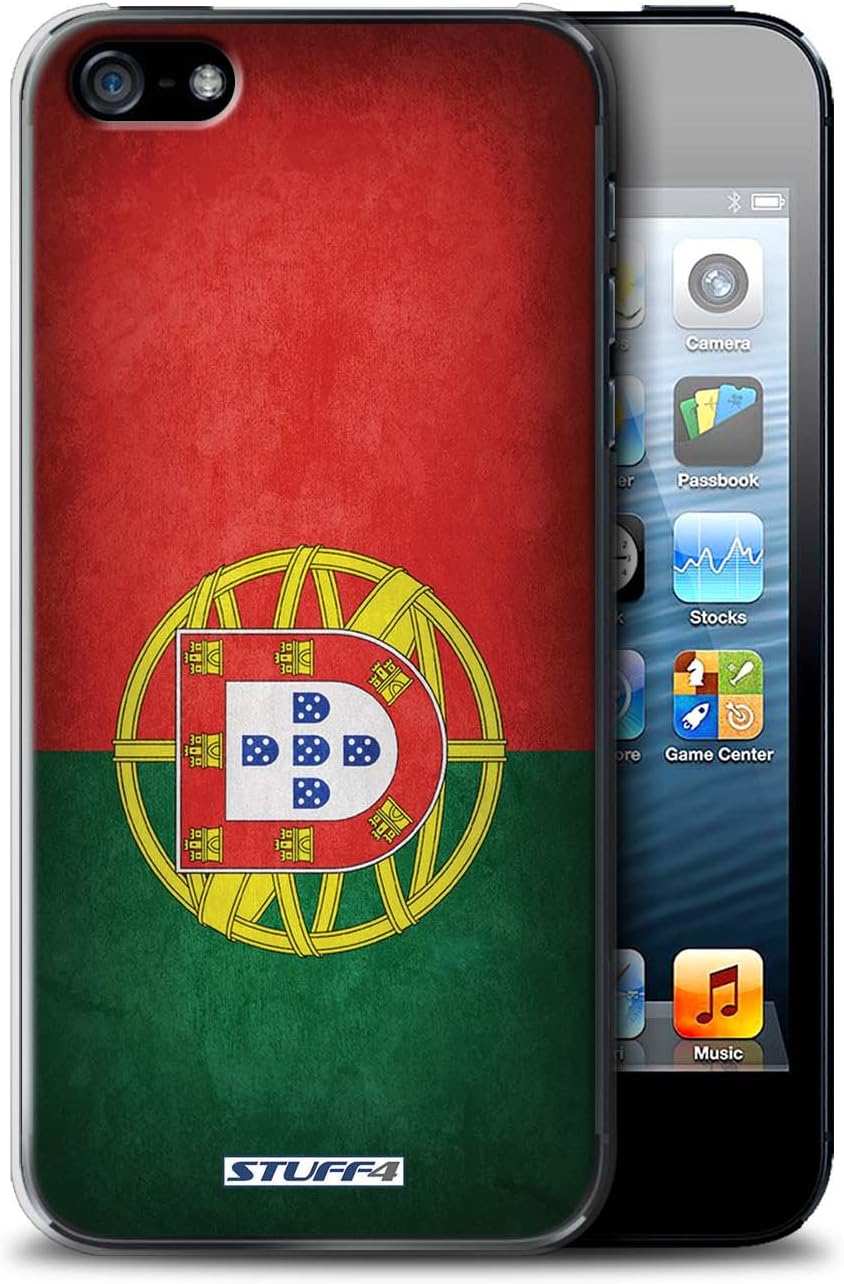 Amazon.com: STUFF4 Phone Case / Cover for Apple iPhone 5/5S / Portugal ...