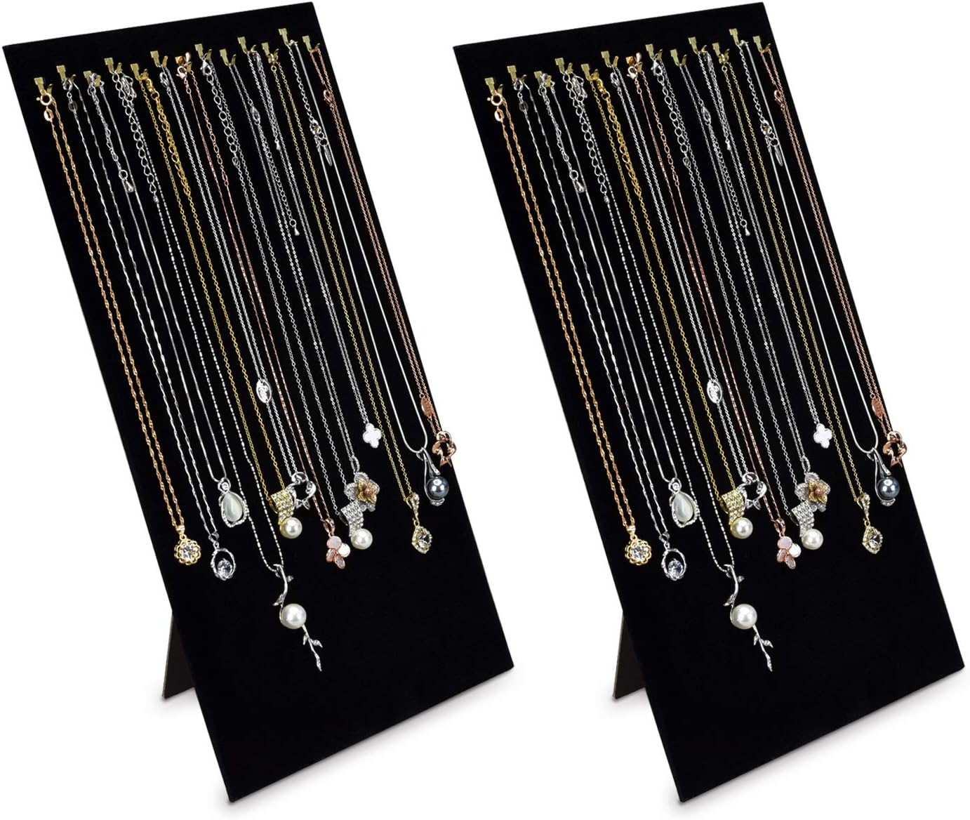 Amazon.com: MOOCA 2 Pcs Set Lightweight Premium Black Velvet Chain ...