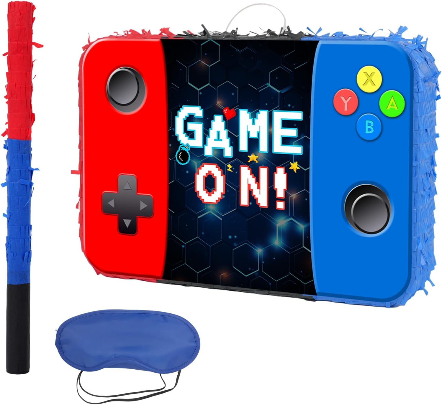 Amazon.com: Video Game Pinata - Game Controller Pinata with Blindfold ...