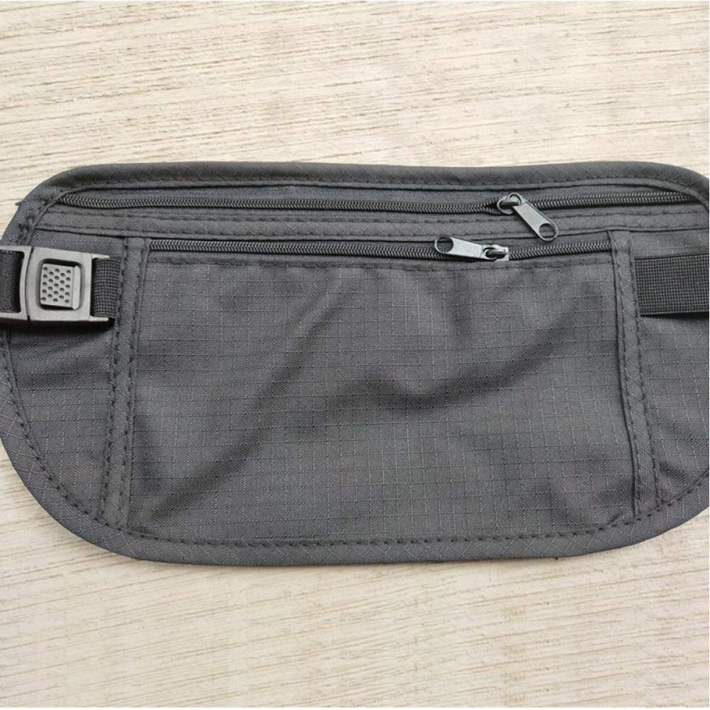Buy Nylon Plus Travel Bag Hidden Passport Money Belt Bag Slim Secret ...