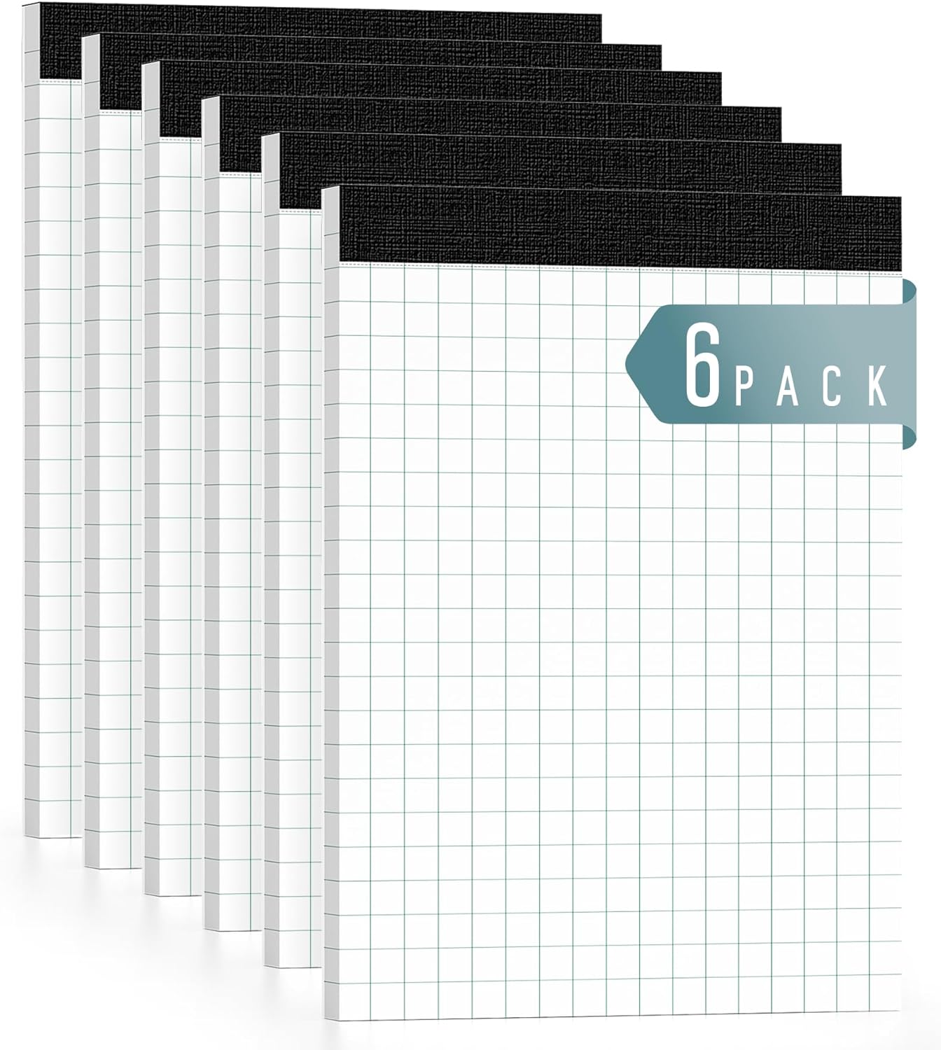 Graph Paper Pads, 6 Pack Grid Paper 8.5 x 11.75, Graph Paper Pad 2x2 (2 ...