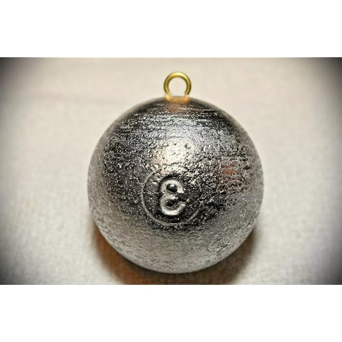 Buy 5 3lb (3 Pound) Cannonball Rock Cod Weights - Downrigger Trolling ...