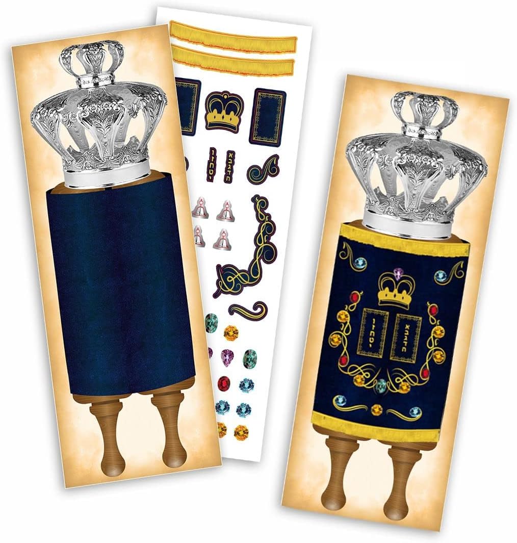 Amazon.com: JewFadz Torah Reusable Sticker Scene Art – Yom Tov Friendly ...