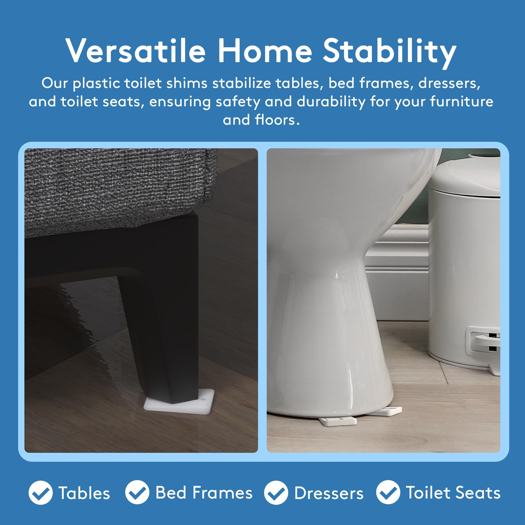 Snapklik.com : RAVINE Plastic Shims For Leveling - 6 Rigid And 6 ...