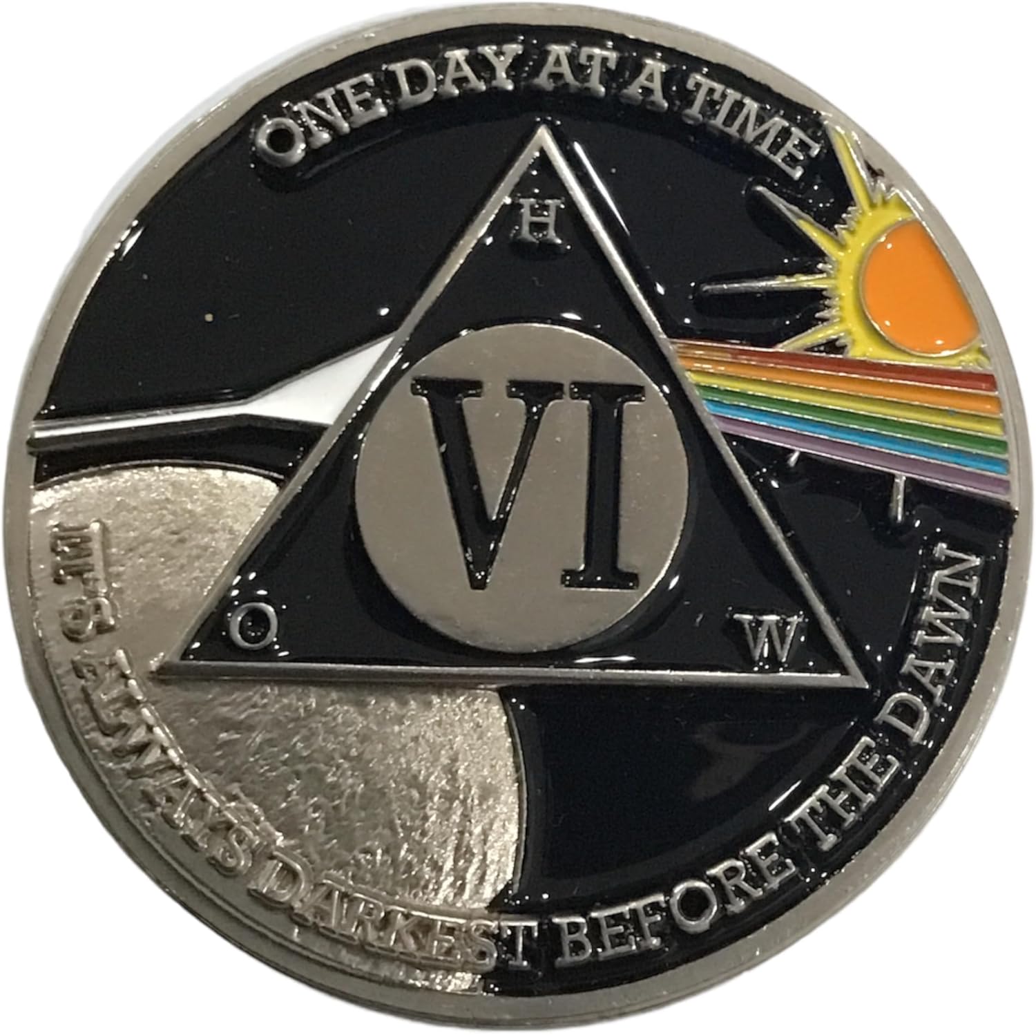 Amazon.com : Six Year AA The Darkest Before The Dawn Alcoholics ...