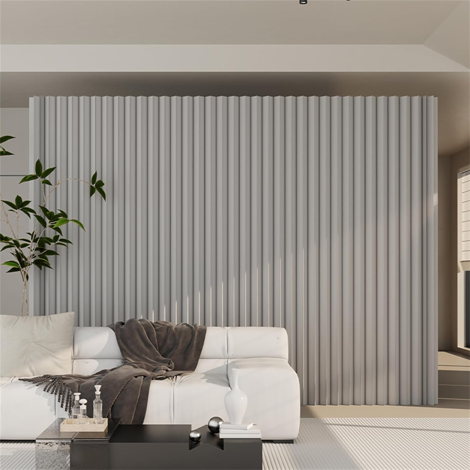 Room Divider Privacy Screen, Partition Wall– Foldable & Free-Standing ...