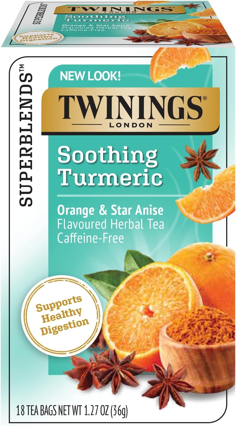 Amazon.com : Twinings Lemon & Ginger Tea - Refreshing Ginger Root and ...