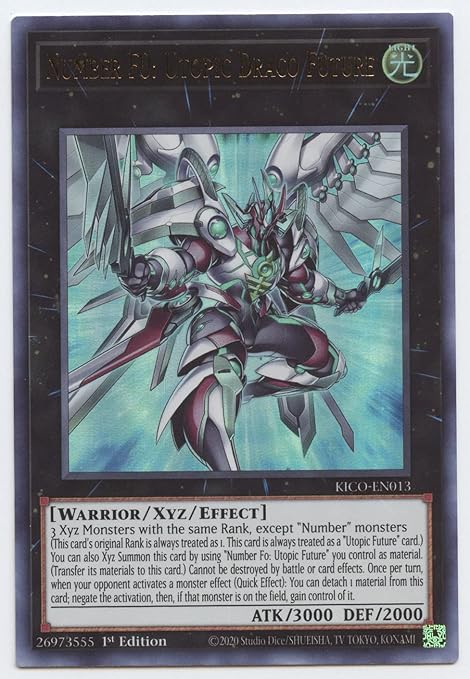 Amazon.com: Number F0: Utopic Draco Future - KICO-EN013 - Ultra Rare ...