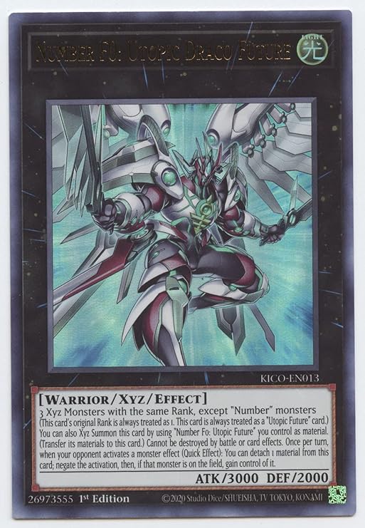 Amazon.com: Number F0: Utopic Draco Future - KICO-EN013 - Ultra Rare ...