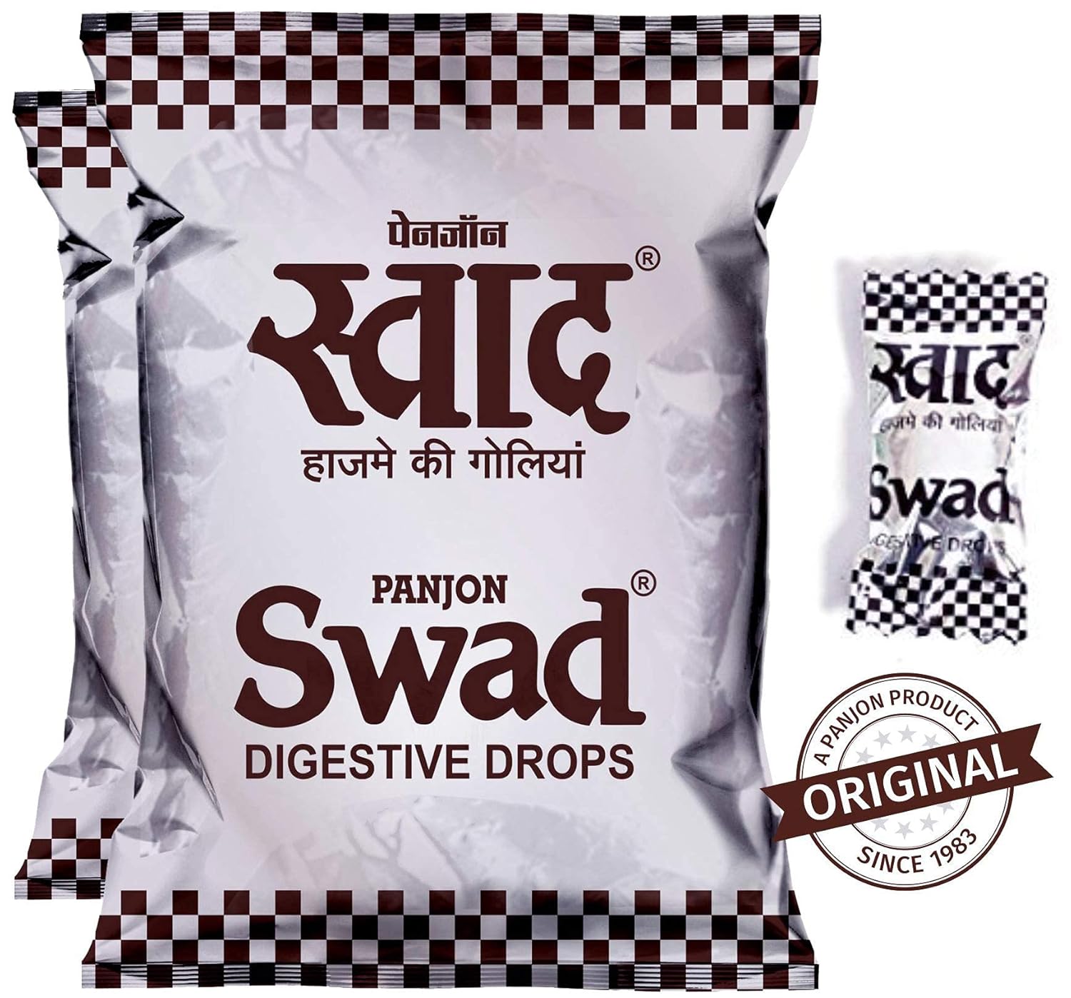 Swad Chocolate Candy Packs (Swad Original) 2 x 50 Toffees (Original ...