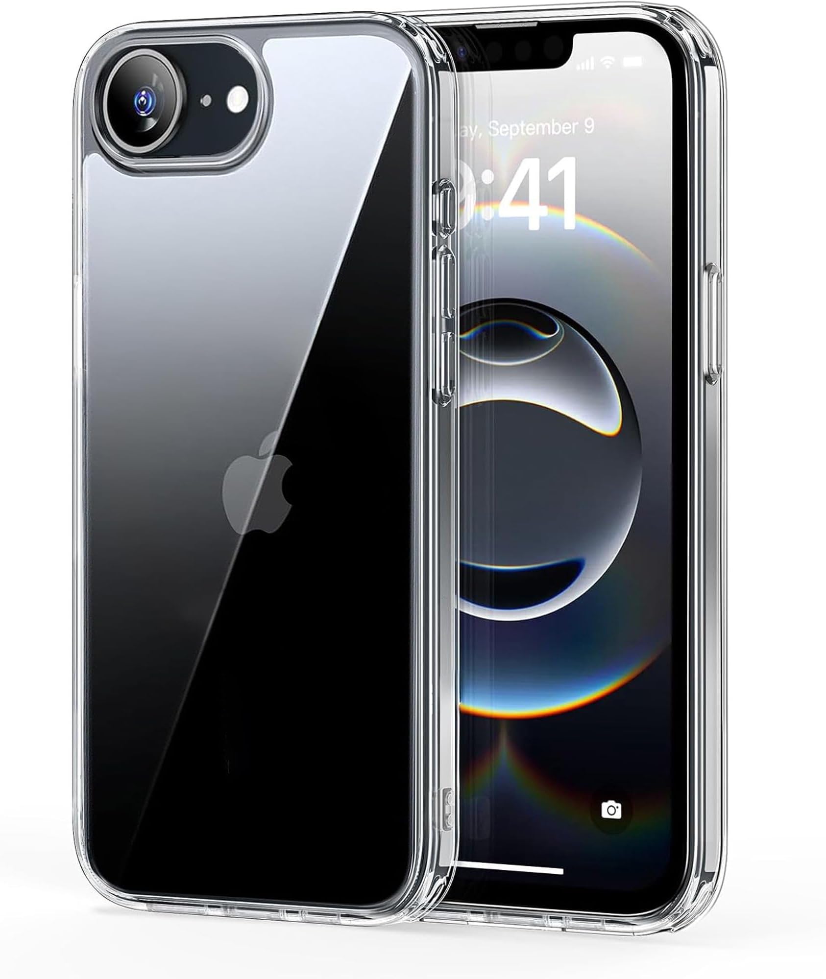 Amazon.com: QXC YABUDA for iPhone 16e Case Clear, Transparent Phone Case for iPhone 16 e Case ...