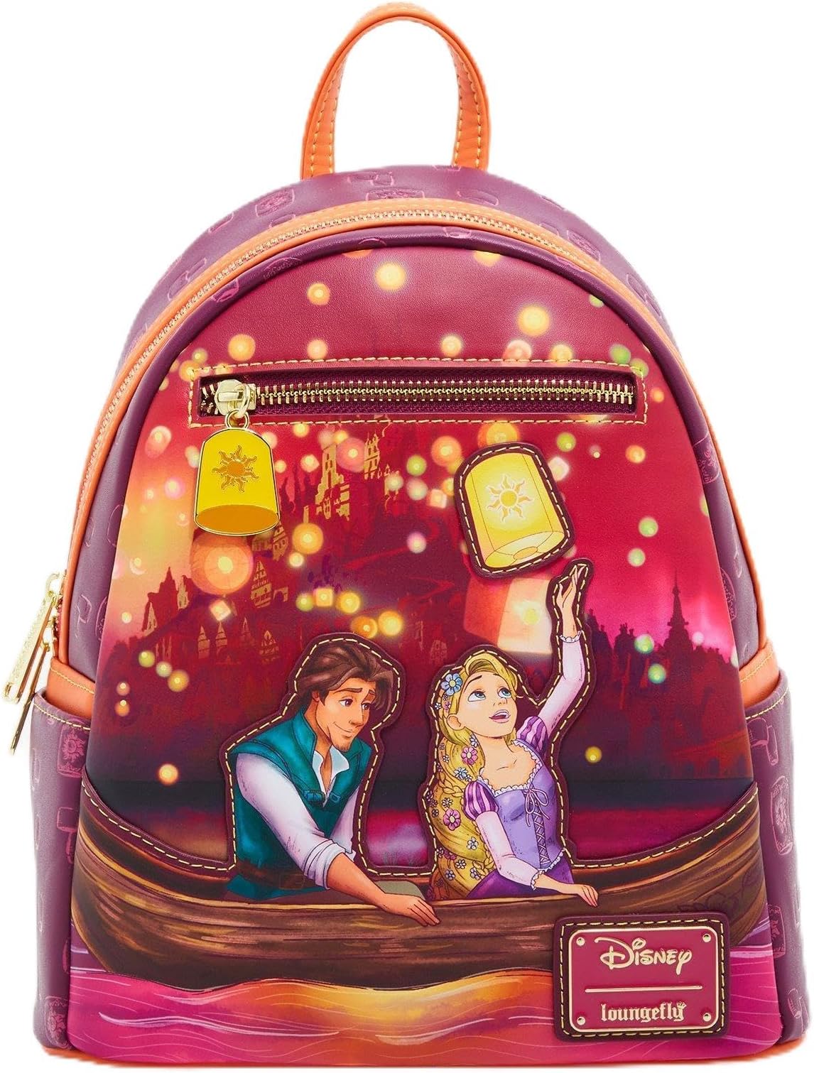 Amazon.com | Loungefly Disney Tangled Rapunzel & Flynn Boat Scene Glow ...