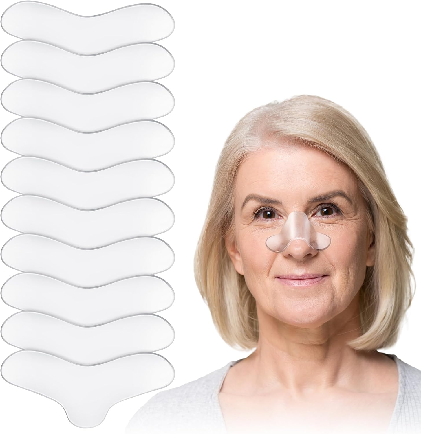 Amazon.com: 10 Pack CPAP Nose Pads, Anti Leak CPAP Nose Protector for ...