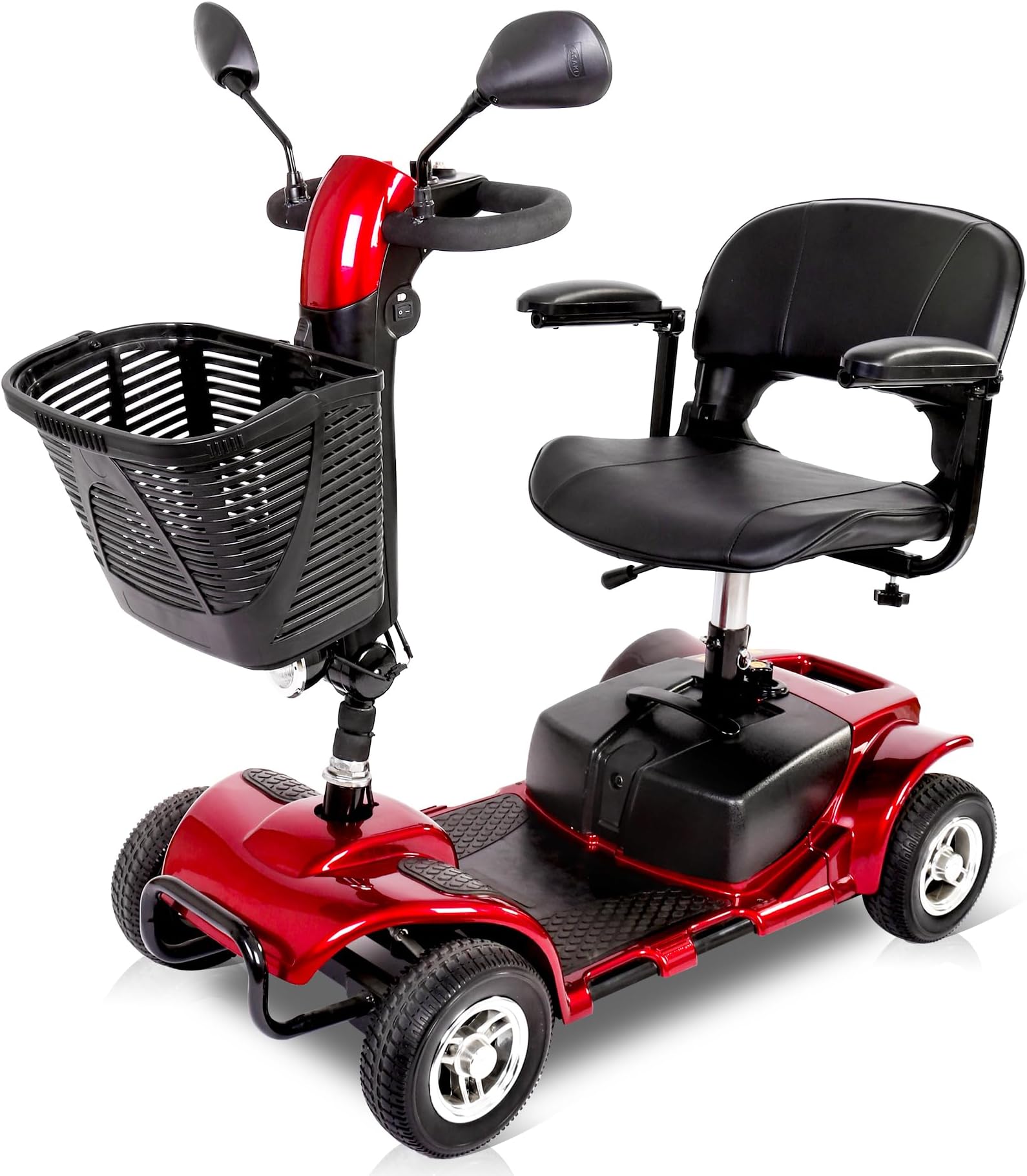 Amazon.com: Folding Mobility Scooter for Seniors 4 Wheel Scooter for ...