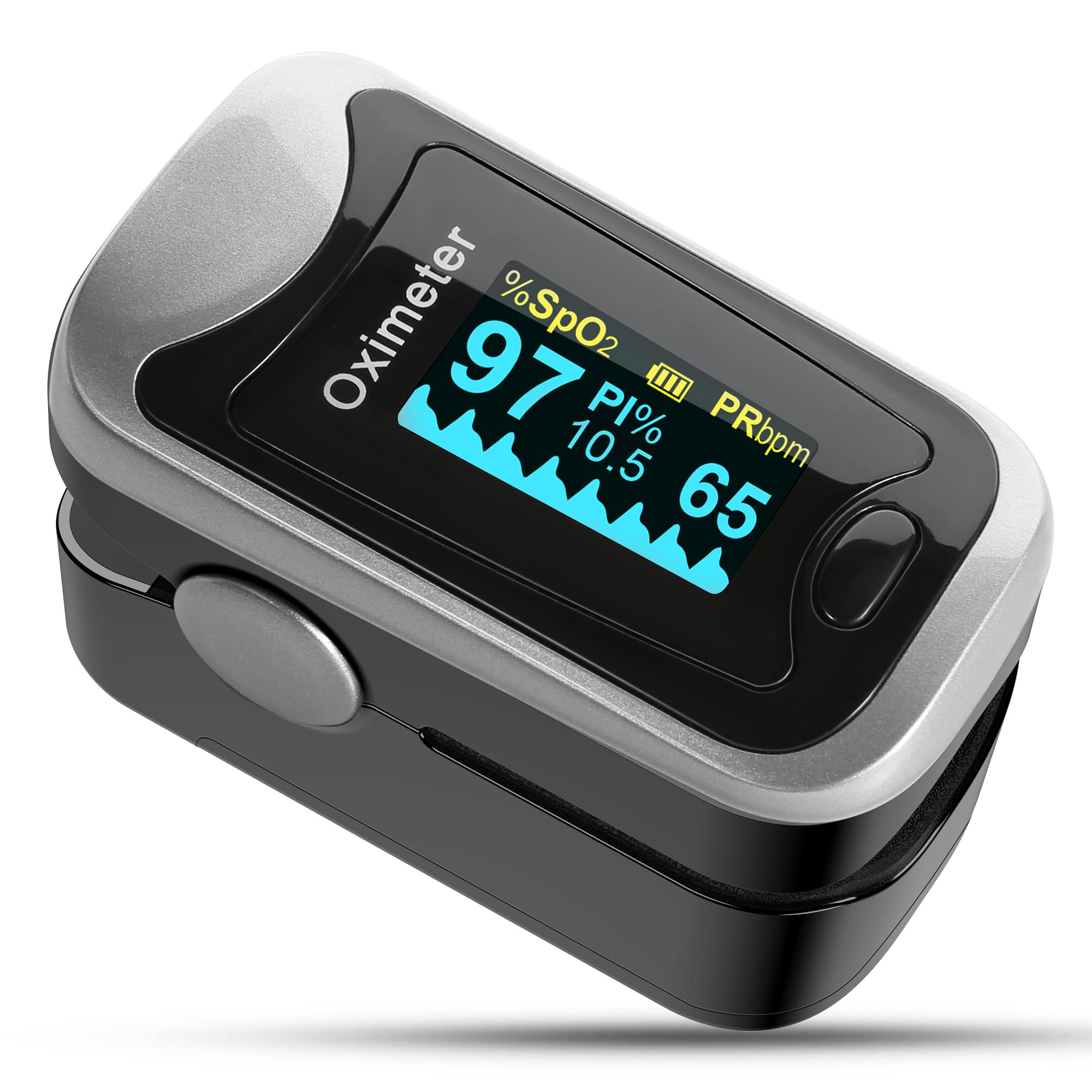 Finger Monitor For Oxygen And Heart Rate