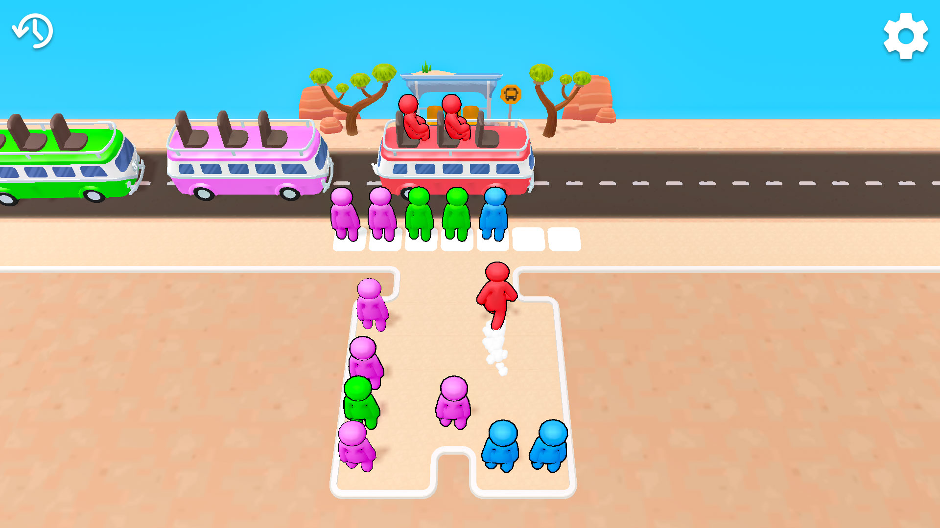 Bus Jam Match Puzzle Sort Master: Color Match Passengers Sorting Brain ...