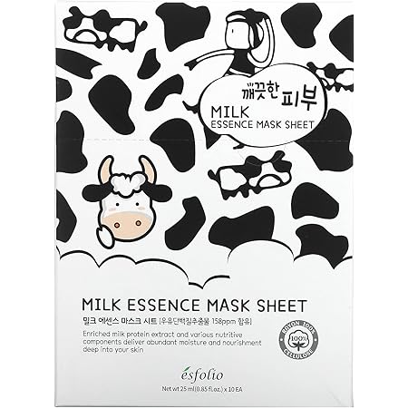 Amazon.com: esfolio Pure Skin Mask Box, Collagen Essence, 11.8 Ounce