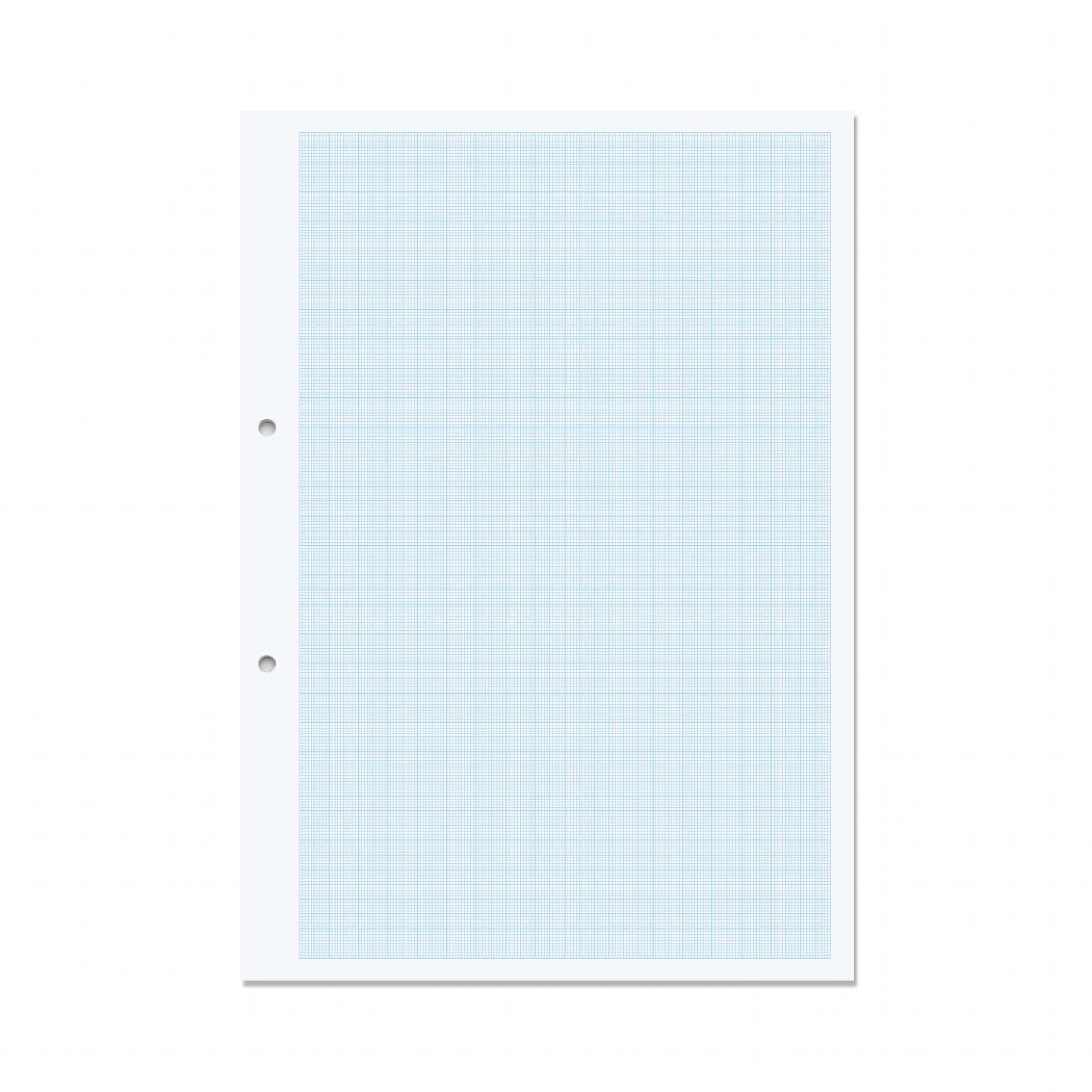 RHINO A4 Loose Leaf Graph Paper, 500 Sheets / 1000 Page, 10mm Graph ...