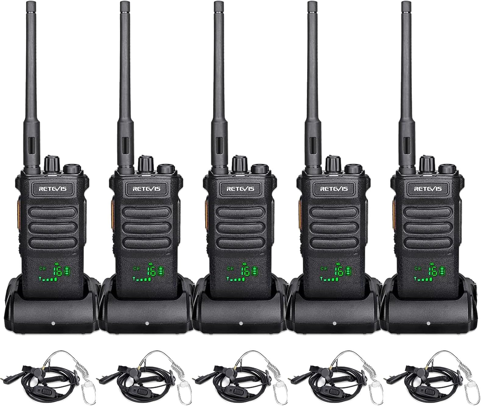 Retevis RT86 Radios de Comunicacion Largo Alcance,Walkie Talkie Largo ...