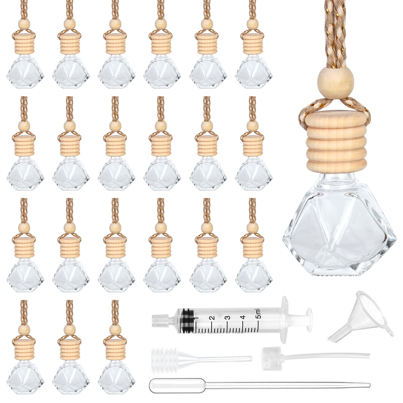 Amazon.com: Car Air Freshener Perfume Bottle: 27pieces Car Air ...