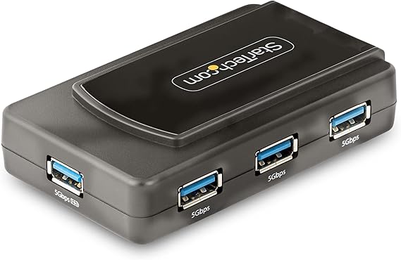 Amazon.com: StarTech.com 7-Port USB Hub with On/Off Switch, USB 3.0 ...