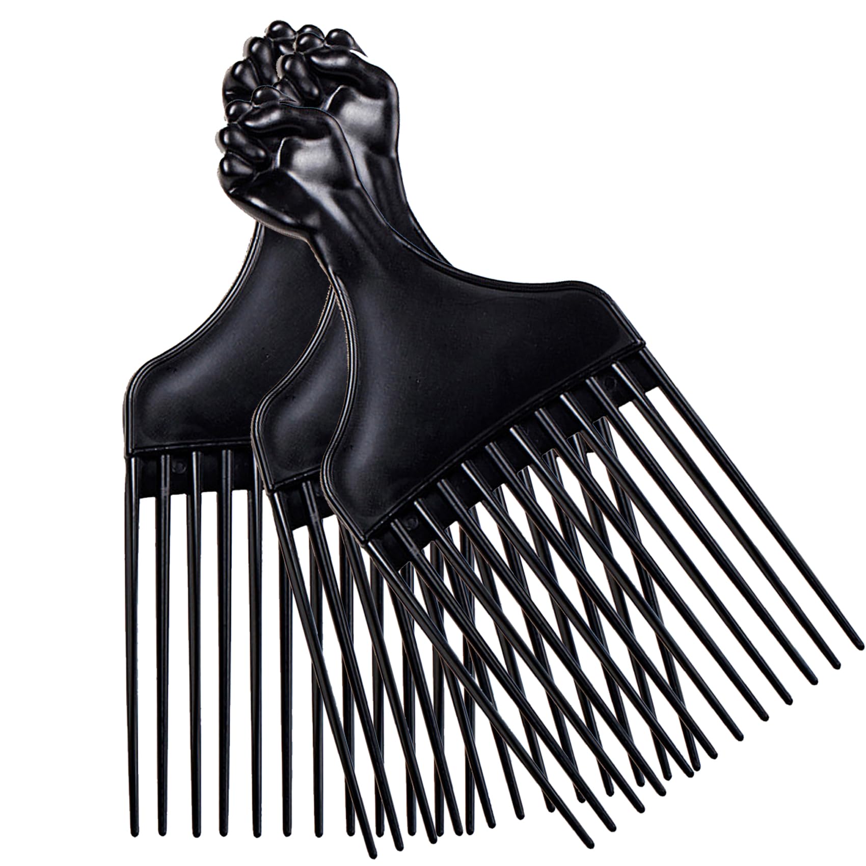 Amazon.com : Soft 'N Style Plastic Hair Pick Combs for Women and Men ...