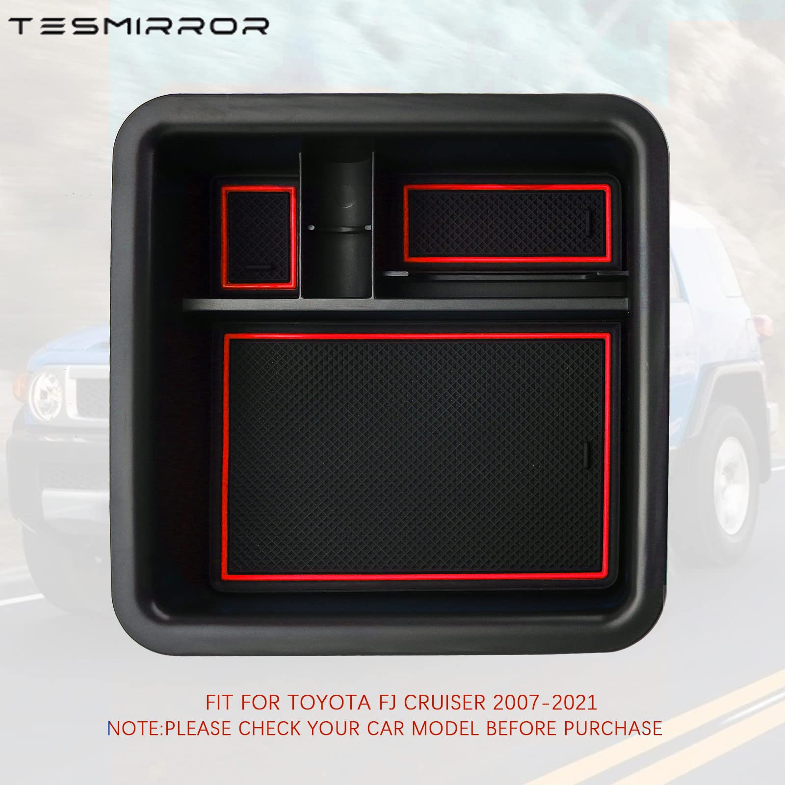 Snapklik.com : Tesmirror For Toyota FJ Cruiser Storage Organizer Center ...