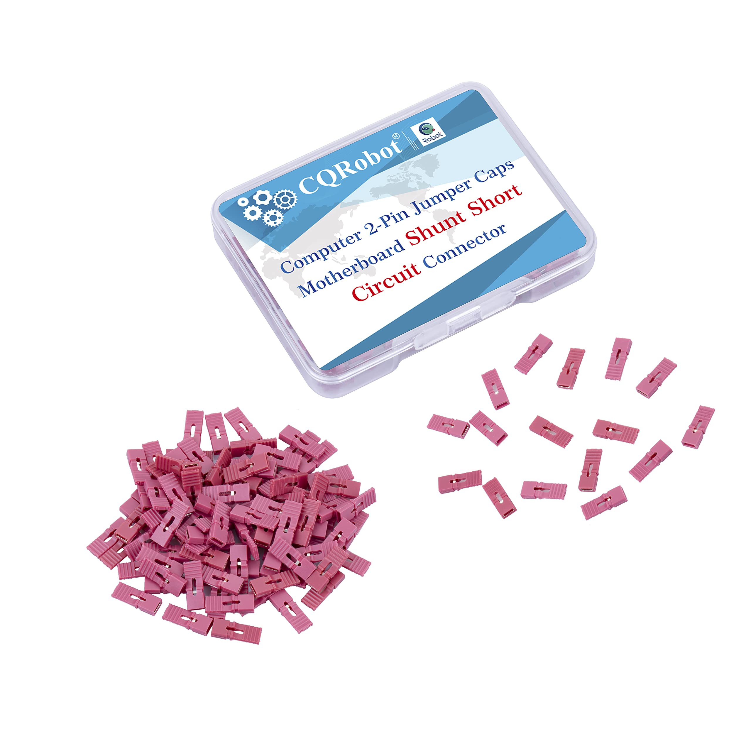 Buy CQRobot 100 Pieces Red Standard Computer Jumper Caps with Handle ...