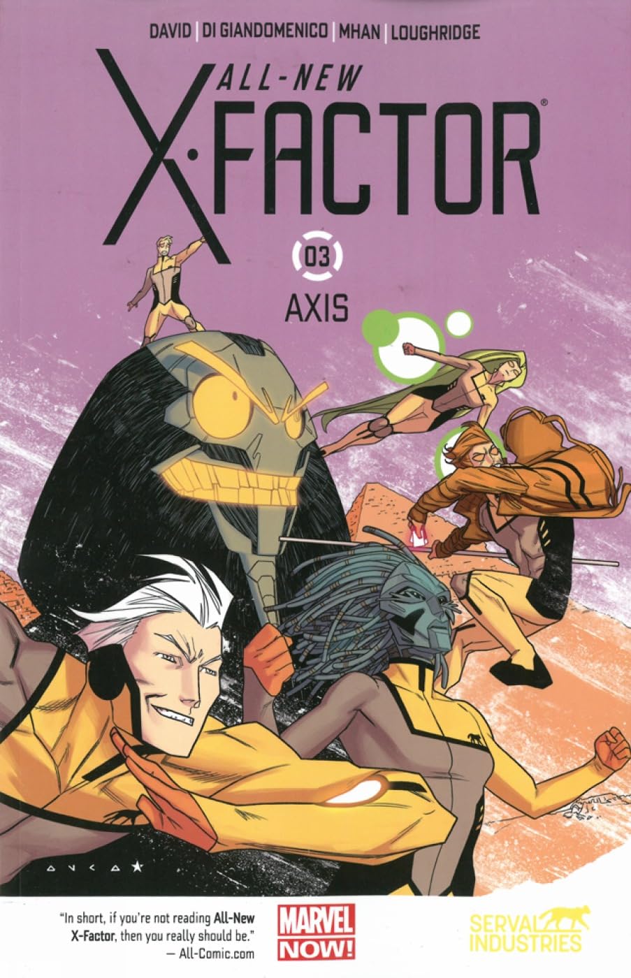 Amazon.com: All-New X-Factor 3: Axis: 9780785188186: David, Peter, Di ...