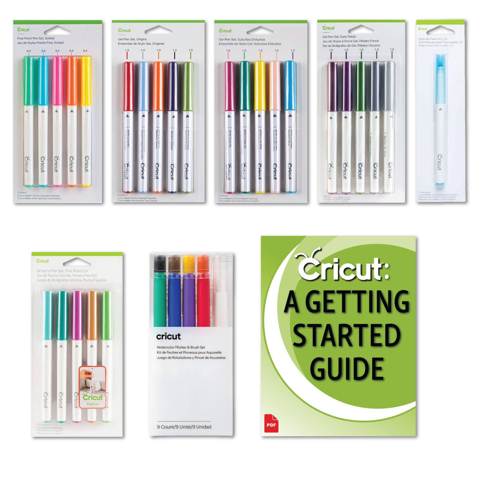 Buy Cricut Machine Bulk Pen Set Variety Packs for All Design Space ...