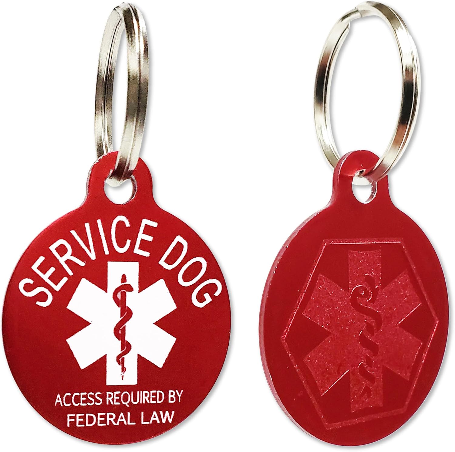Amazon.com: ActiveDogs Service Dog Tag Access Required by Federal Law ...