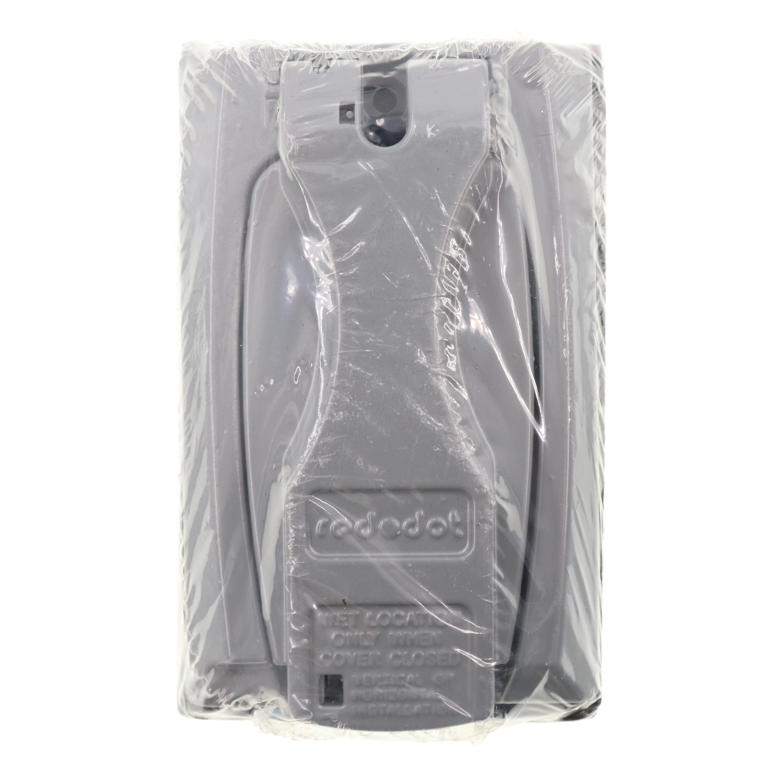 Red Dot Weatherproof Push Button Cover Red Dot 2 Gang Switch/GFCI