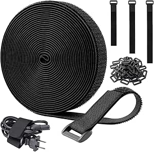 Sangle Scratch Avec 50 Boucle, Sangle 2cmx10m, Liens Bande Attache ...
