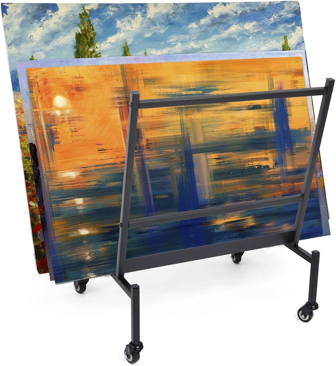 Amazon.com: Displays2go Print Art Rack, (50) 24" x 36" Protectors ...