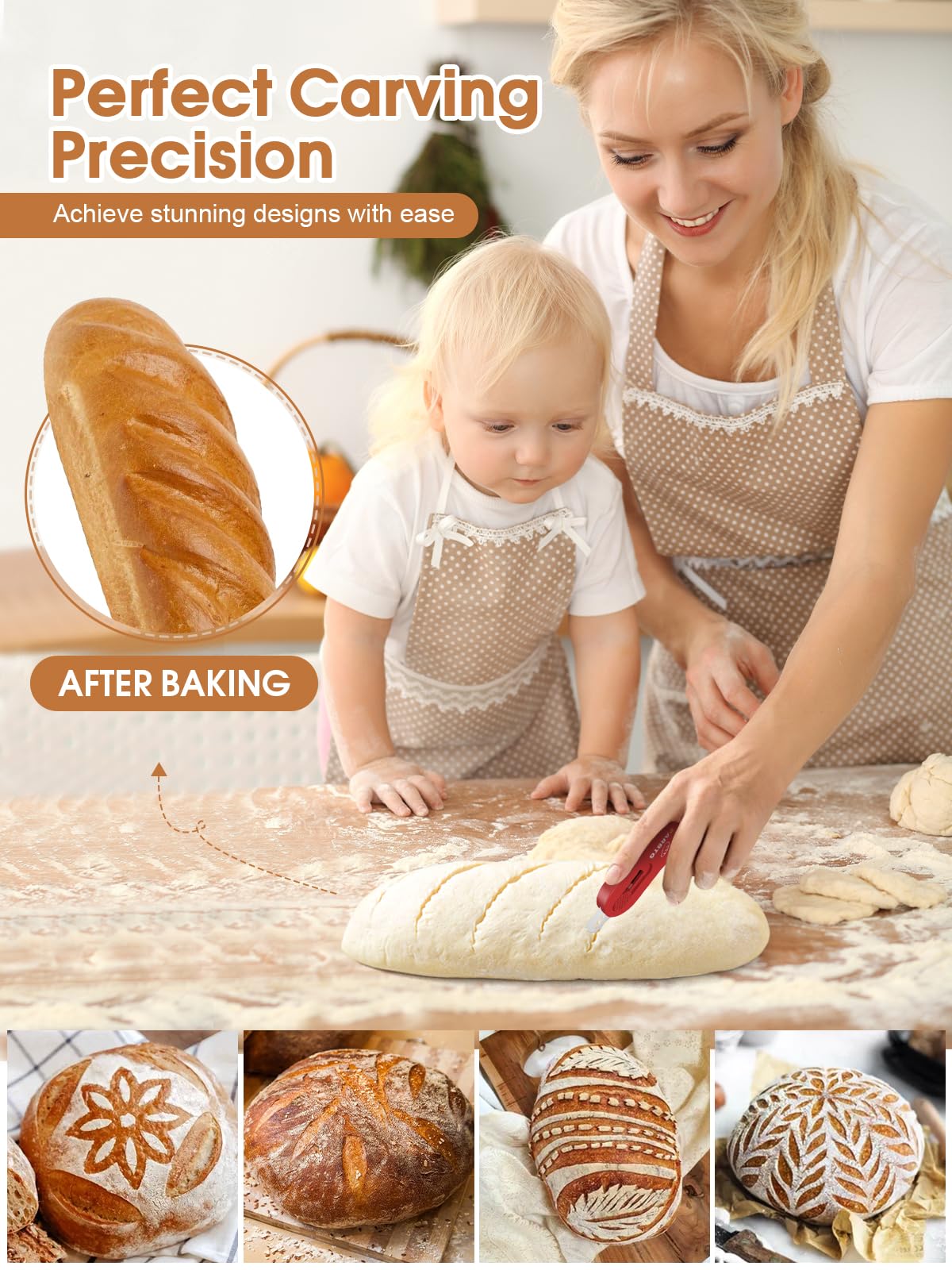 Snapklik.com : PARBTG Bread Lame Dough Scoring Tool, Extractable ...