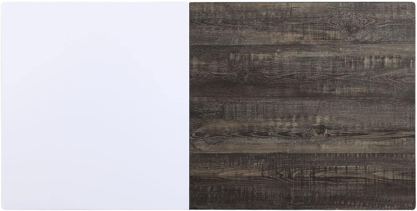 Acme Orion 84680 – Mesa de café color blanco de alto brillo y roble ...