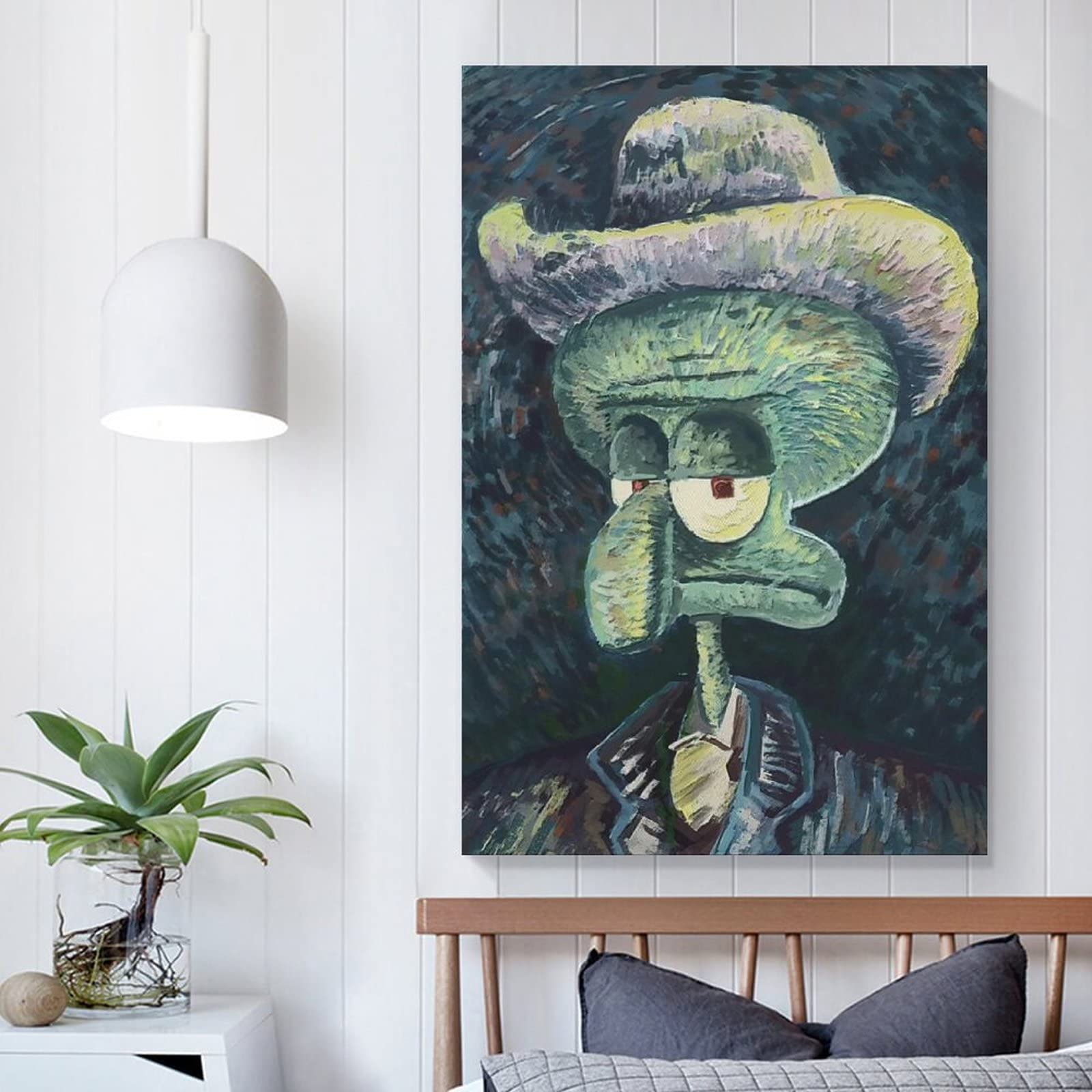 Squidward Hat Art