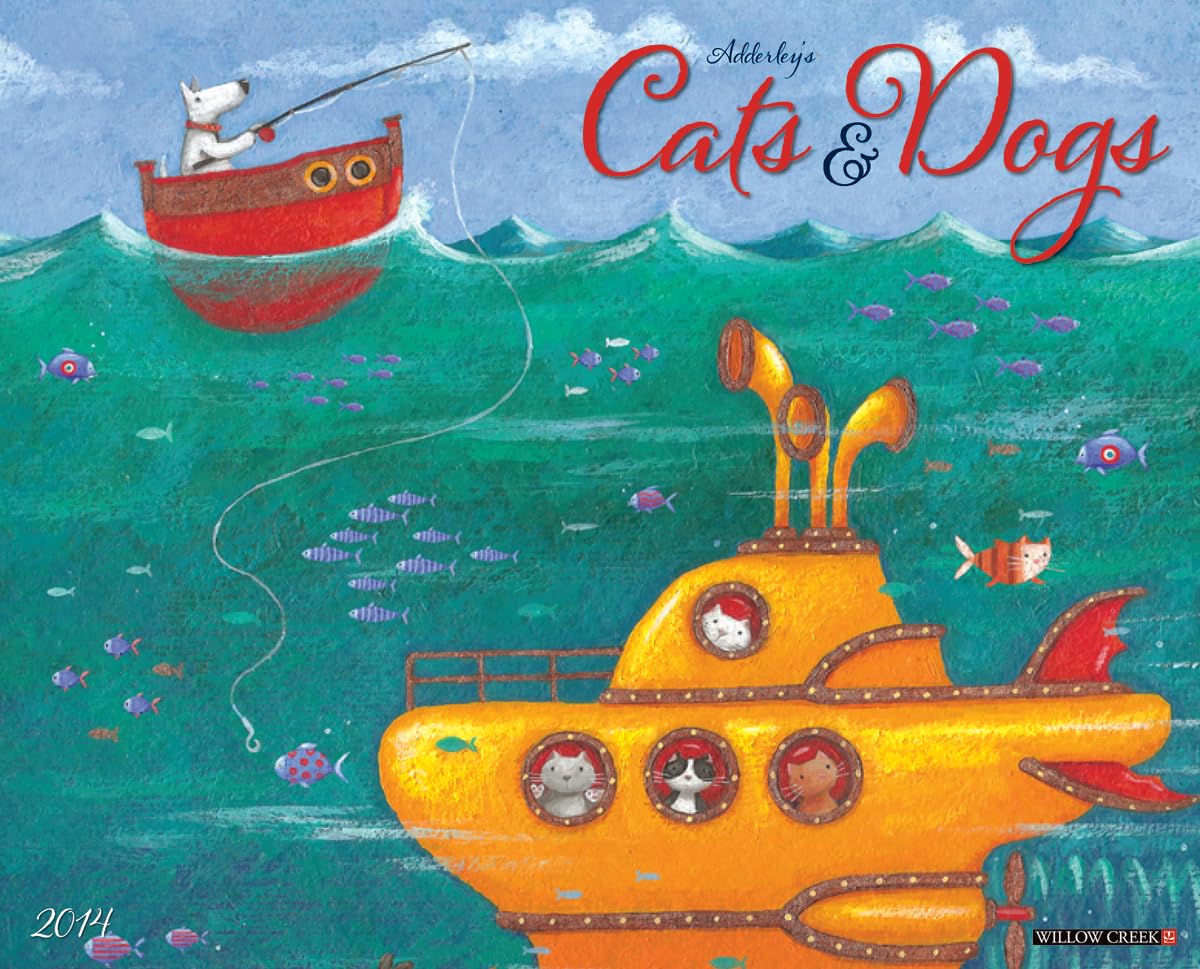Adderley Cats & Dogs 2014 Wall Calendar: Willow Creek Press ...