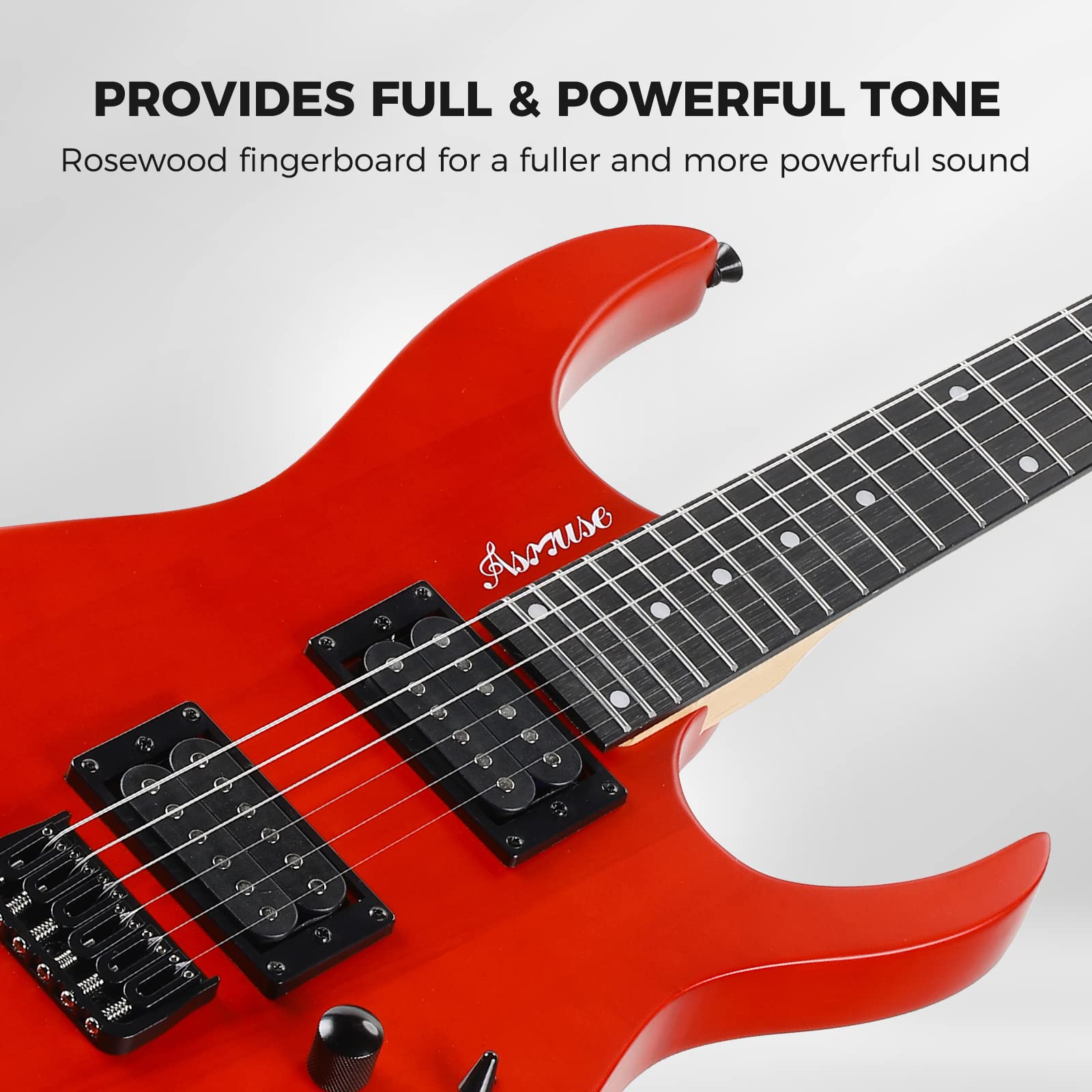Snapklik.com : 39 Inch Full Size Electric Guitar, Solid Body Dinky ...