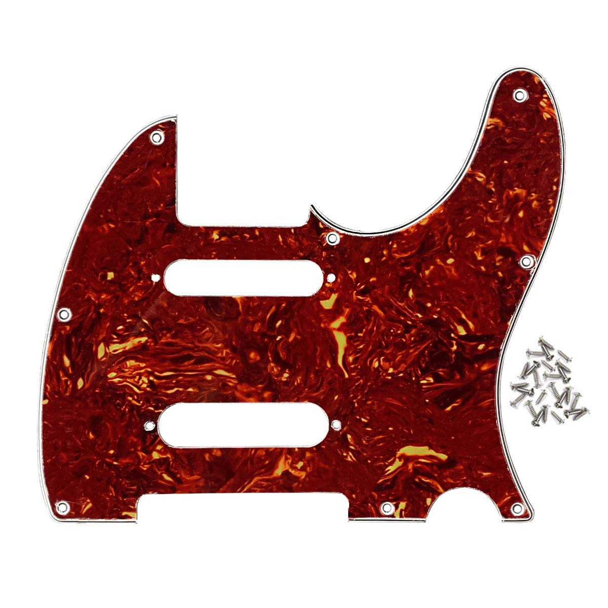 Snapklik.com : IKN 8 Hole Guitar Tele Pickguard Plate
