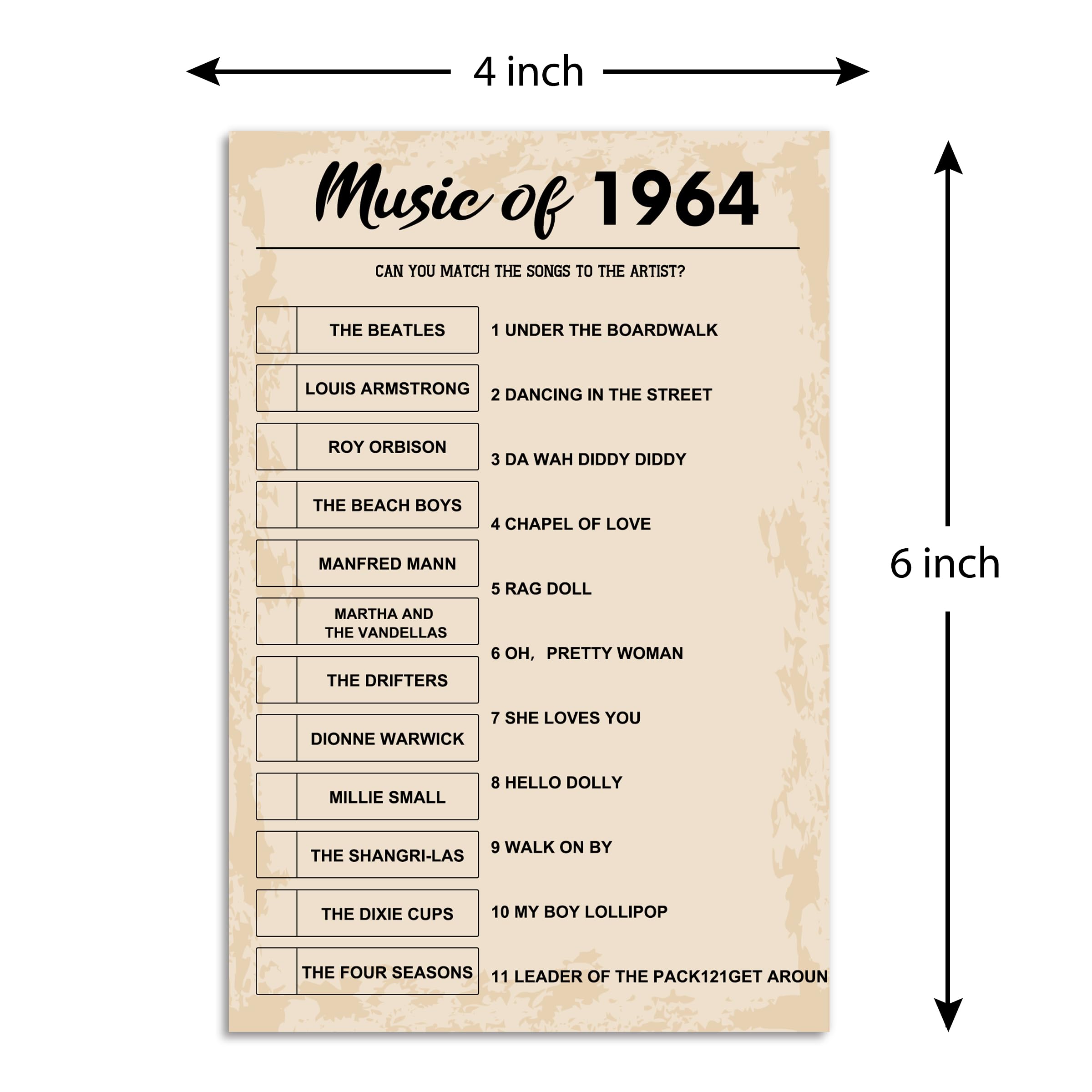 Snapklik.com : 60th Birthday Party Games, Music Of 1964 Games, Birthday ...