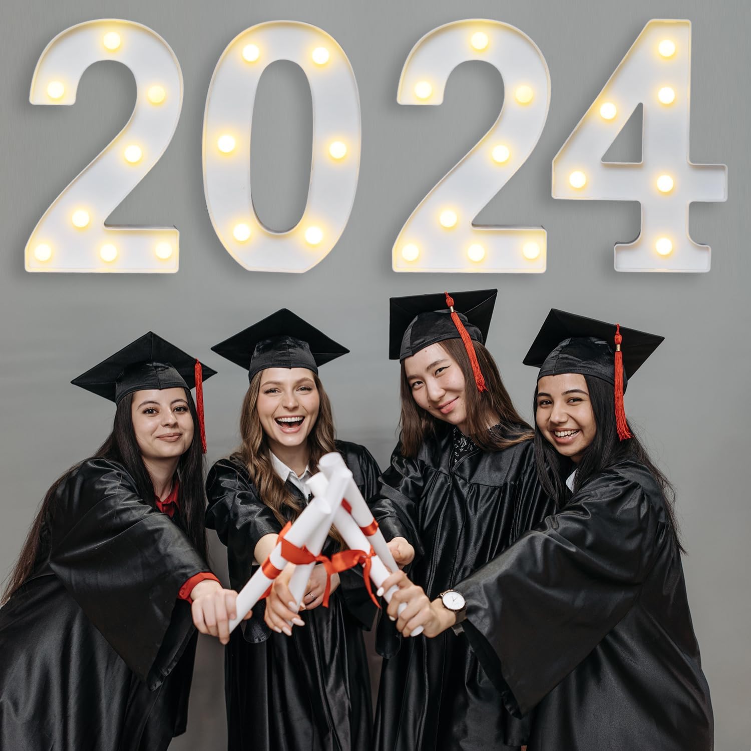 Amazon.com : 2024 Light Up Numbers, Graduation Decorations Numbers ...